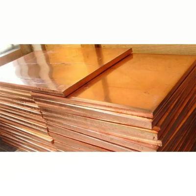 China 4x8 Pure Copper Plate Sheet 0.5mm 2mm 1mm 5mm 10mm Thick 99% C10100 C10200 C10300 for sale