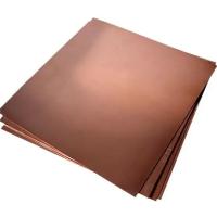 China Customized AISI 99.9% Red Copper Sheet Plate Pure 4X8 C10100 C11000 for sale