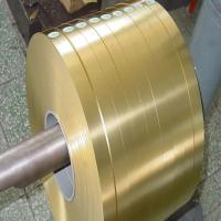 China 0.1mm - 3mm Copper Brass Coil Strip H62 / C2800 H65 C2620 T3 - T8 Temper for sale