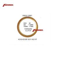 China SMALLER K310 K311 CVT AUTOMATIC TRANSMISSION FRICTION PLATE FORWARD 35633-12091 OD 112MM for sale