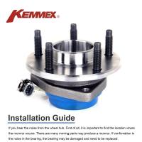 China Kemmex 513121 Front Wheel Hub and Bearing Assembly for Buick Cadillac Chevy Pontiac Standard Size 5 Lugs ABS for sale