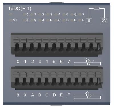 China RS Series Integrated I/O Input And Output Module Of Plc 16DO Communication Module for sale