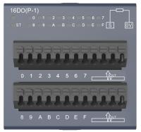 China RS Series Integrated I/O Input And Output Module Of Plc 16DO Communication Module for sale