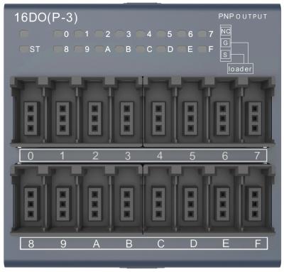 China Decowell Integrated Input Output Module I/O 16DO P-3 Communication Module For PLC for sale