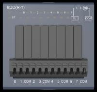 China PLC Communication Module Decowell RS Series Integrated I/O 8do R-1 Easy Installation for sale
