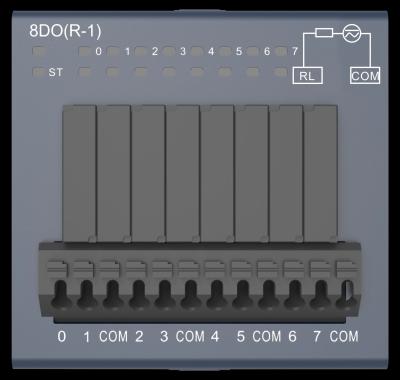 China PLC Communication Module Decowell RS Series Integrated I/O 8do R-1 Easy Installation for sale