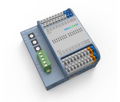 China NPN Signal Level Digital Devicenet Remote IO Modules PLC 16di16do DN-HH00-C0NN for sale
