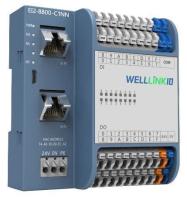 China Ethernet/IP I/O Module EI2-8800-C1NN 8di8do Input bidirectional output PNP for PLC by Decowell for sale