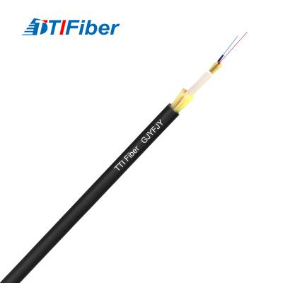 China GJYFJY Non Metallic SM G652D 2 - 24 Core Fiber Optic Cable Indoor Outdoor for sale
