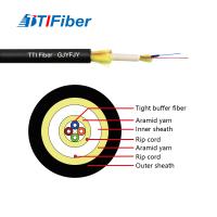 China GJYFJY Non Metallic SM G652D 2 - 24 Core Fiber Optic Cable Indoor Outdoor for sale