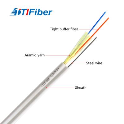 China GJYRCH Steel Wire Singlemode LSZH Fiber Optic Cable Customizted for sale