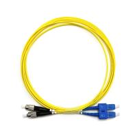 China Fc To Sc 2mm 3mm Pvc/Lszh Simplex Jumper Fiber Optic Patch Cord for sale
