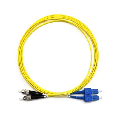 China Fc To Sc 2mm 3mm Pvc/Lszh Simplex Jumper Fiber Optic Patch Cord for sale