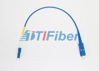 China 2.0mm Blue Fiber Cable Fiber Optic Patch Cord Singlemode Simplex for sale