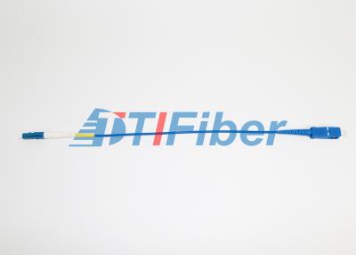 China 2.0mm Blue Fiber Cable Fiber Optic Patch Cord Singlemode Simplex for sale