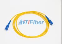 China Network Simplex Patch Cord With OFNP Jacket Cable Single Mode Fiber Cable for sale