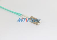 China LC OM3 50/125um Duplex Fiber Optic Patch Cord  Aqua Color Lc Sc Fiber Patch Cable for sale