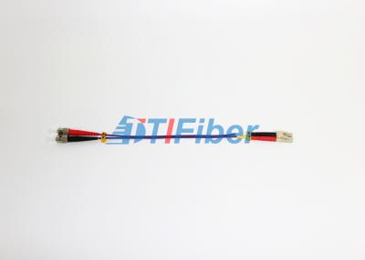 China SC - LC Fiber Optic Jumper Cables Violet / Purple OM3 50/125 Cable for sale
