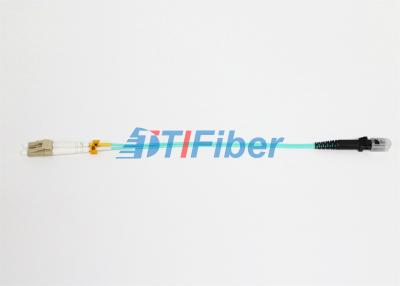 China MTRJ Duplex Fiber Optic Patch Cord OM3 Duplex Low Insertion Loss for sale