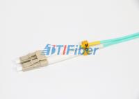 China MTRJ Duplex Fiber Optic Patch Cord OM3 Duplex Low Insertion Loss for sale