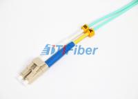 China Duplex OM4 Fiber Optic Patch Cord Lc To Lc Patch Cable  With Ceramic Ferrule for sale
