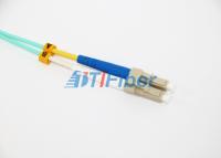 China Duplex OM4 Fiber Optic Patch Cord Lc To Lc Patch Cable  With Ceramic Ferrule for sale