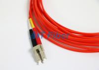 China OM2 Fibre Optic Patch Leads / SC - LC Patch Cord Telecommunication for sale