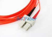 China OM2 Fibre Optic Patch Leads / SC - LC Patch Cord Telecommunication for sale