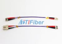 China ST UPC Fiber Optic Patch Cord OM2 62.5 With ROHS Optical Cable Fiber Optic Jumper for sale