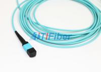 China OM4 MPO UPC Fiber Optic Patch Cord , 4 8 12 24 Core Cable in Multimode for sale