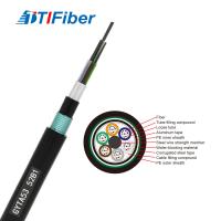 China 2-144 Cores GYTA53 Singlemode Outdoor Underground Directly Burried Armored Fiber Optic Cable for sale
