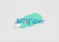 China LC PC Multimode Fiber Optic Adapter with PBT Beige Color Housing for sale