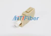 China LC Multimode Fiber Optic Adapter  ROHS Standard Material Low Insertion Loss for sale