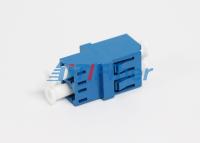 China Blue Duplex Fiber Optic Adapter High Return Loss Lc To Lc Adapter for sale