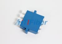 China Quad LC Single Mode Fiber Optic Connector Adapters For Telecommunication for sale