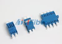 China Quad LC Single Mode Fiber Optic Connector Adapters For Telecommunication for sale