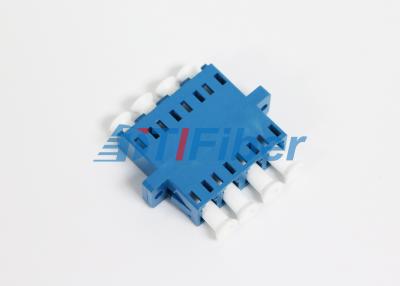 China Quad LC Single Mode Fiber Optic Connector Adapters For Telecommunication for sale