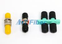 China ST Duplex Optical Fiber Adapter OM3 Aqua Plastic Housing For Telecommunication for sale