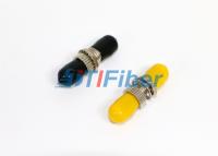 China ST Duplex Optical Fiber Adapter OM3 Aqua Plastic Housing For Telecommunication for sale