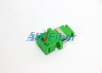 China Ceramic Or Bronze Sleeve APC Fiber Optic Cable Adapter With Shutter for sale