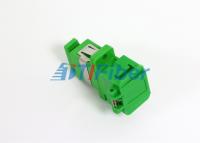 China Ceramic Or Bronze Sleeve APC Fiber Optic Cable Adapter With Shutter for sale