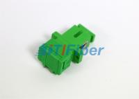 China Ceramic Or Bronze Sleeve APC Fiber Optic Cable Adapter With Shutter for sale