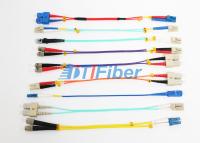 China D4 SMA Fiber Optic Pigtail with Simplex , Duplex Optical Fiber Cable for sale