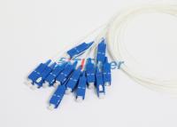 China 12 core Optical Fiber Pigtail with LSZH Jacket for SC Fiber Optic Connector for sale