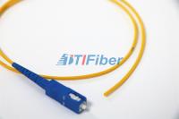 China SC Single mode Fiber Optic Pigtail with UPC APC Polishing Fiber Ferrule for sale
