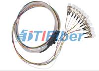 China Ribbon Single Mode Fiber Pigtails With FC Fiber Optic Connector for sale