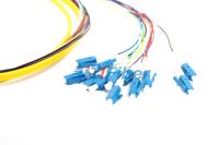 China LC  Single Mode Pigtail Optical Fiber With 12 Core Ribbon Fiber Cable for sale