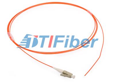 China 50um 62.5um Multimode LC Pigtail With White Red Black Boot , Ofc Pigtail for sale