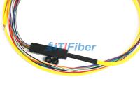 China 50um 62.5um Multimode LC Pigtail With White Red Black Boot , Ofc Pigtail for sale