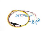 China 50um 62.5um Multimode LC Pigtail With White Red Black Boot , Ofc Pigtail for sale